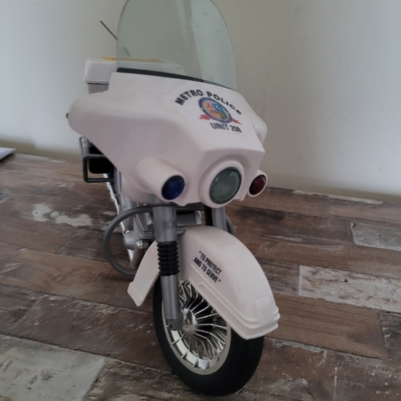 None | Toys | Vintage Police Motorcycle 96s | Poshmark